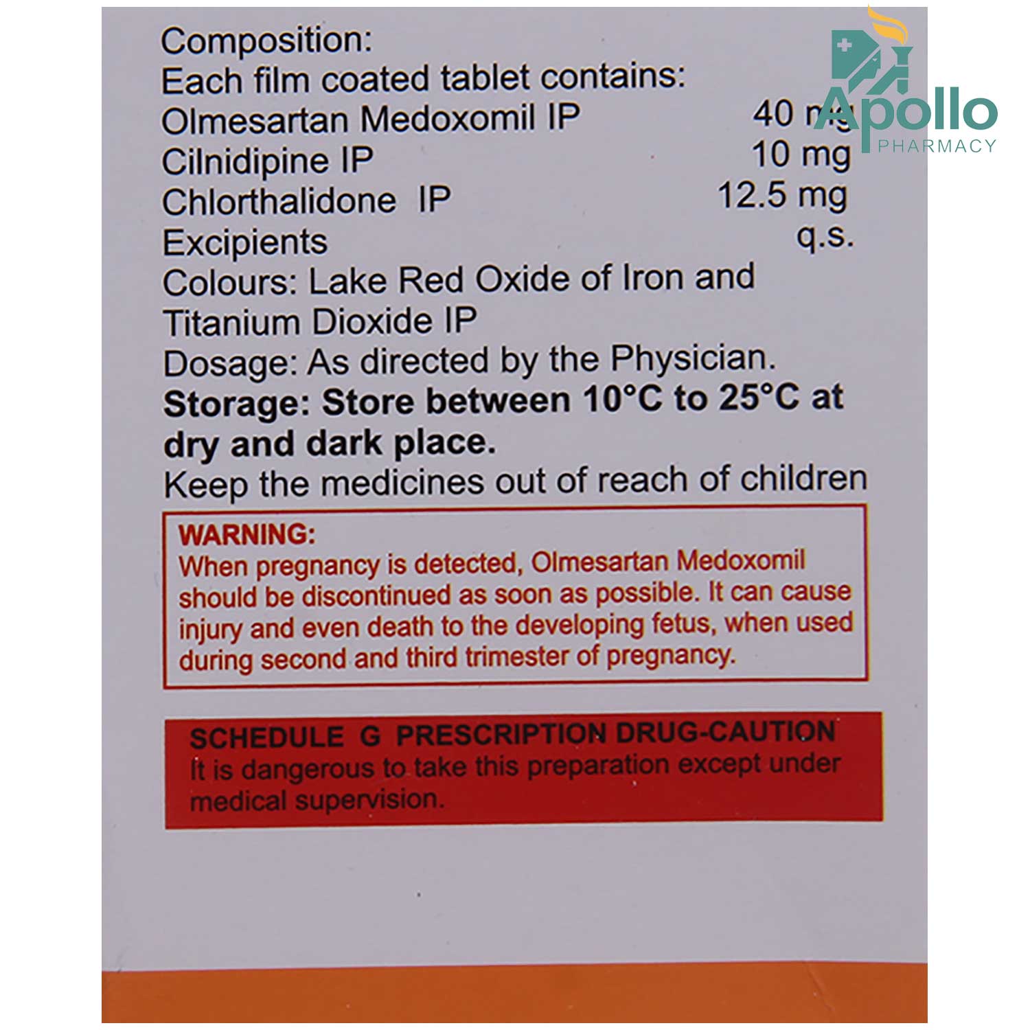 Olmin Trio 40 Tablet 10's Price, Uses, Side Effects, Composition ...