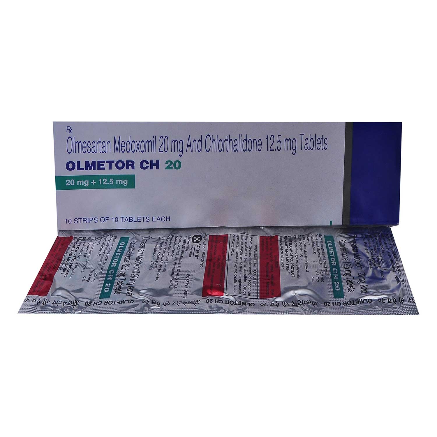 Olmetor CH 20 Tablet 10's Price, Uses, Side Effects, Composition ...