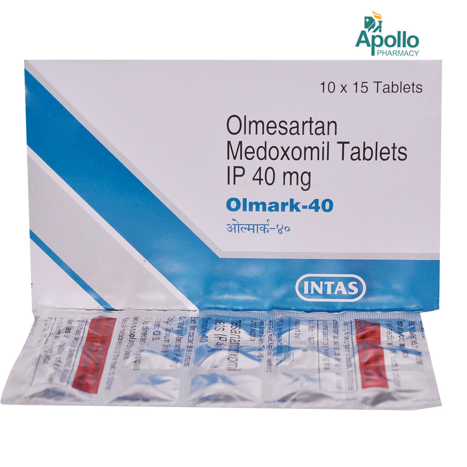 Olmark-40 Tablet 15's Price, Uses, Side Effects, Composition - Apollo Pharmacy