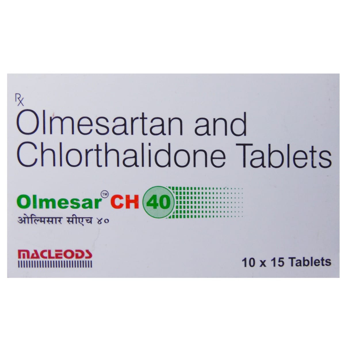 Olmesar CH 40 Tablet 15's Price, Uses, Side Effects, Composition ...