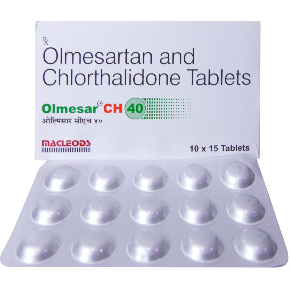 Olmesar CH 40 Tablet 15's Price, Uses, Side Effects, Composition ...