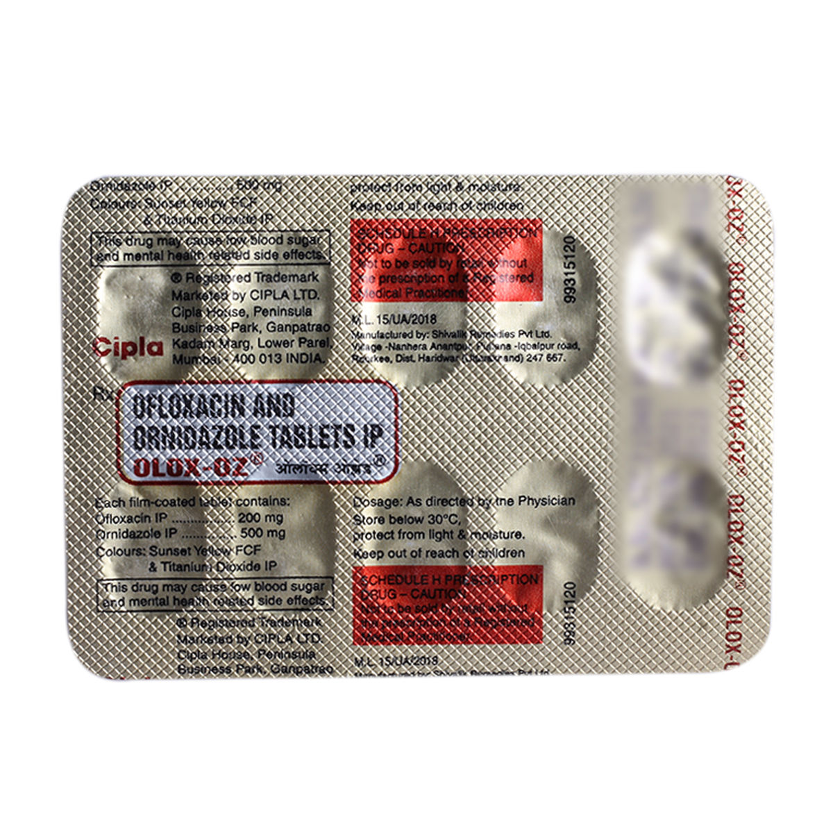 Olox Oz Tablet 10's Price, Uses, Side Effects, Composition - Apollo ...