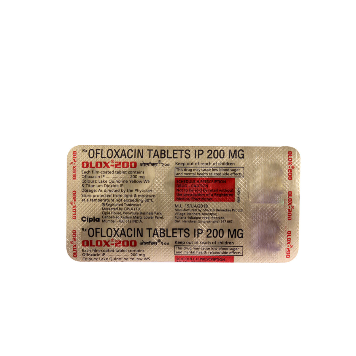 Olox 200mg Tablet 10's Price, Uses, Side Effects, Composition - Apollo ...