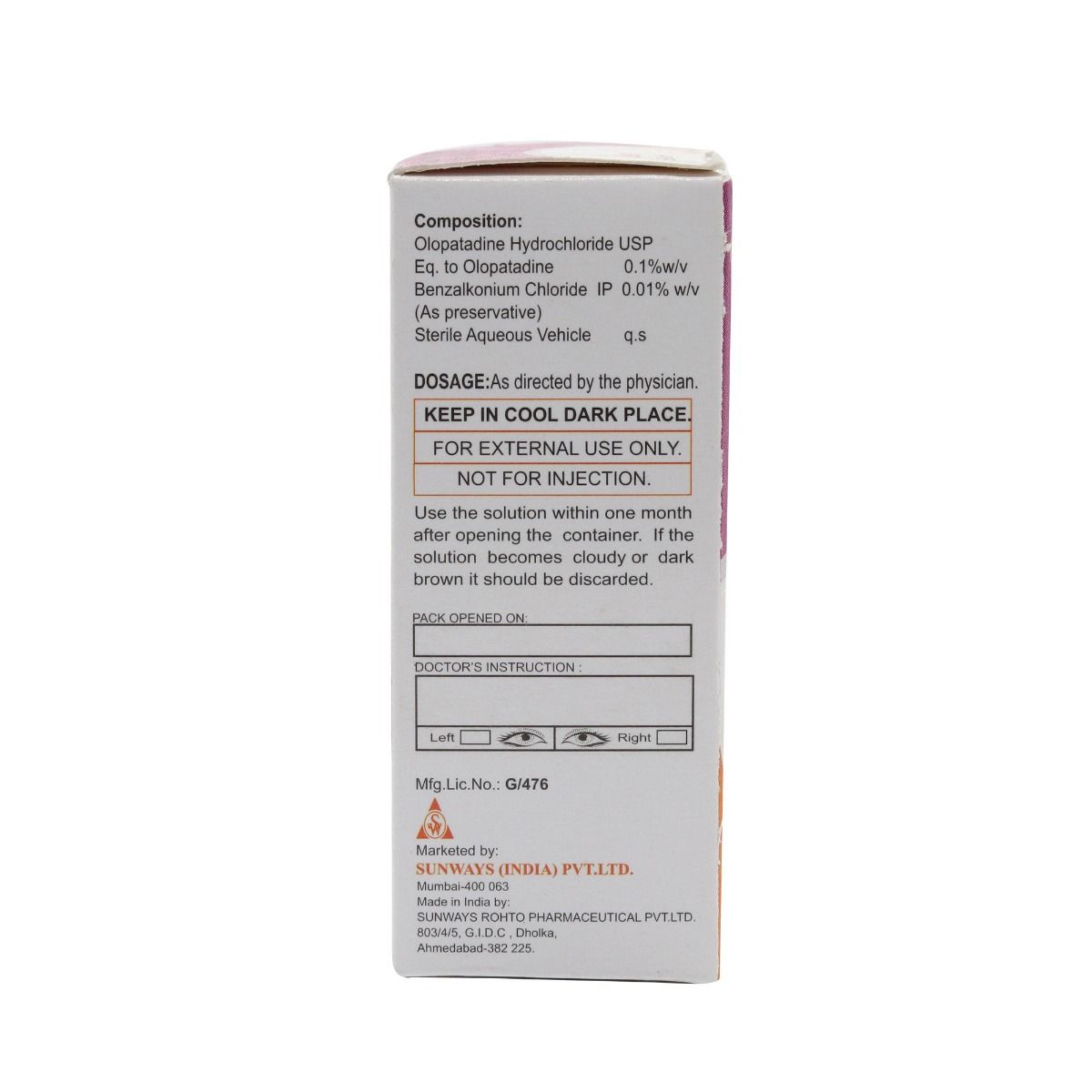 OLOTOP EYE DROPS 5ML Price, Uses, Side Effects, Composition - Apollo ...