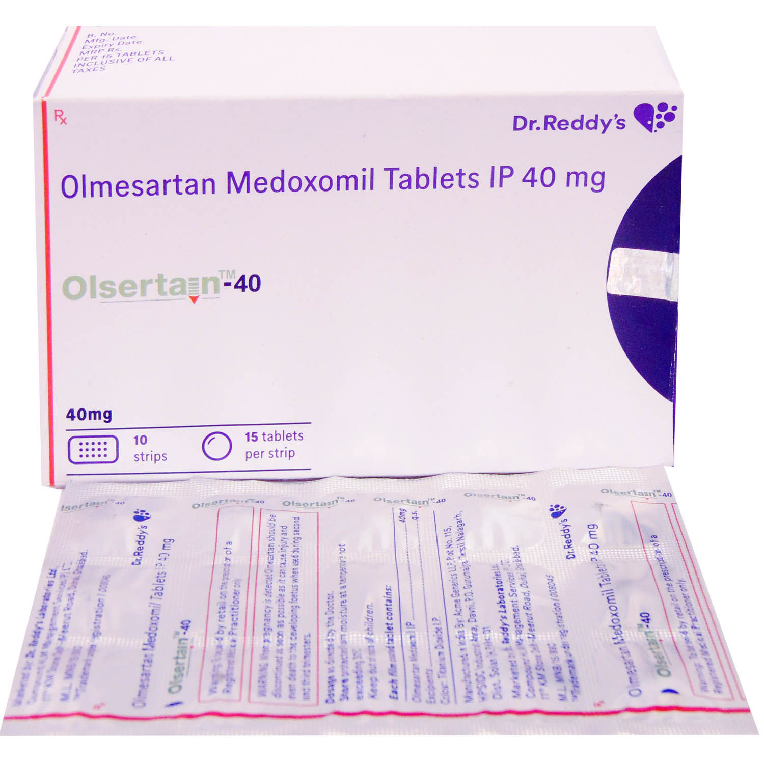 Olsertain-40 Tablet 15's Price, Uses, Side Effects, Composition ...