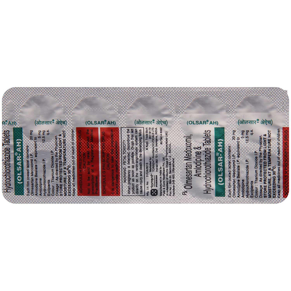 OLSAR AH TABLET Price, Uses, Side Effects, Composition - Apollo Pharmacy