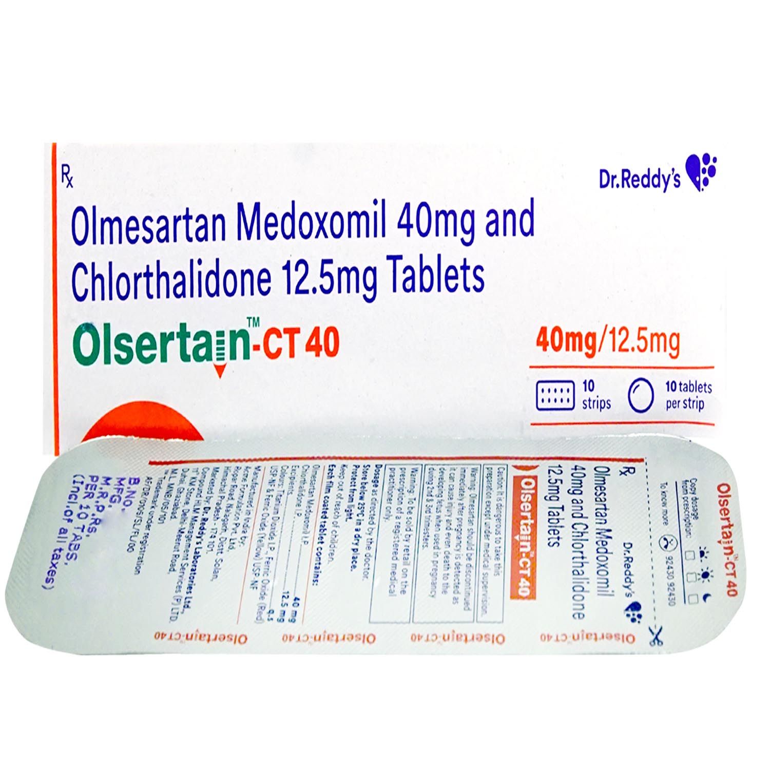 Olsertain CT 40 Tablet 10's Price, Uses, Side Effects, Composition ...