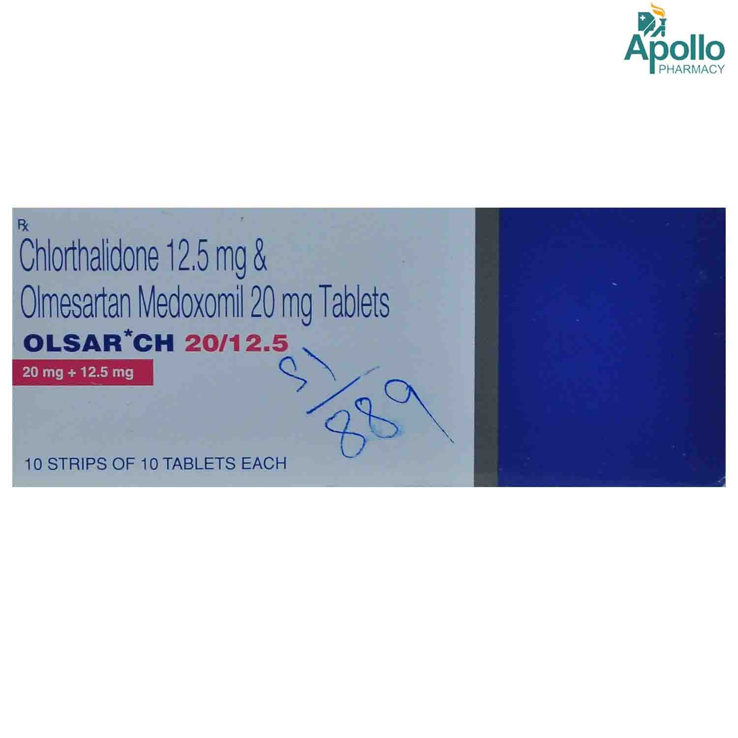 OLSAR CH 20/12.5MG TABLET 10'S Price, Uses, Side Effects, Composition ...