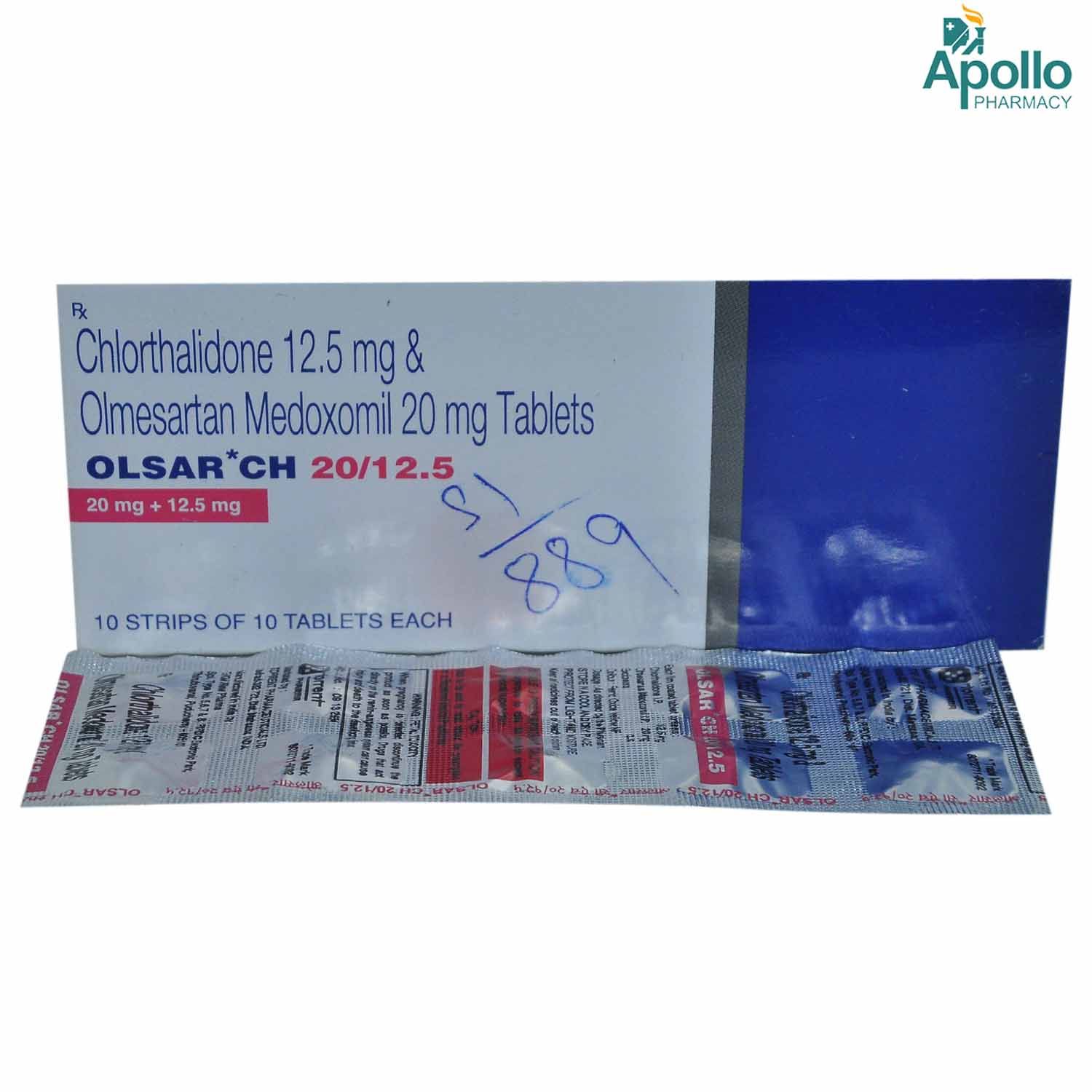 OLSAR CH 20/12.5MG TABLET 10'S Price, Uses, Side Effects, Composition ...