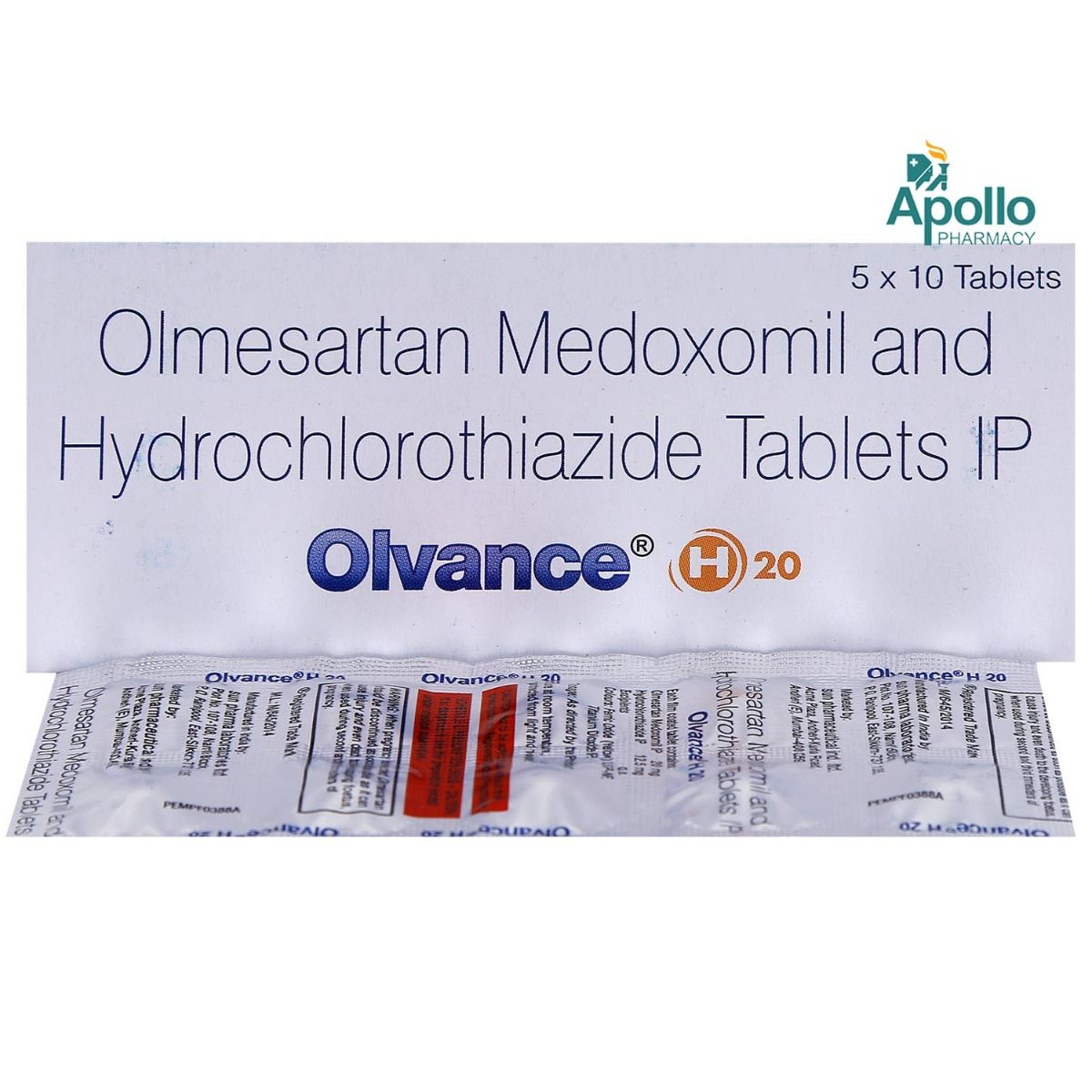 Olvance H 20 Tablet 10's Price, Uses, Side Effects, Composition ...
