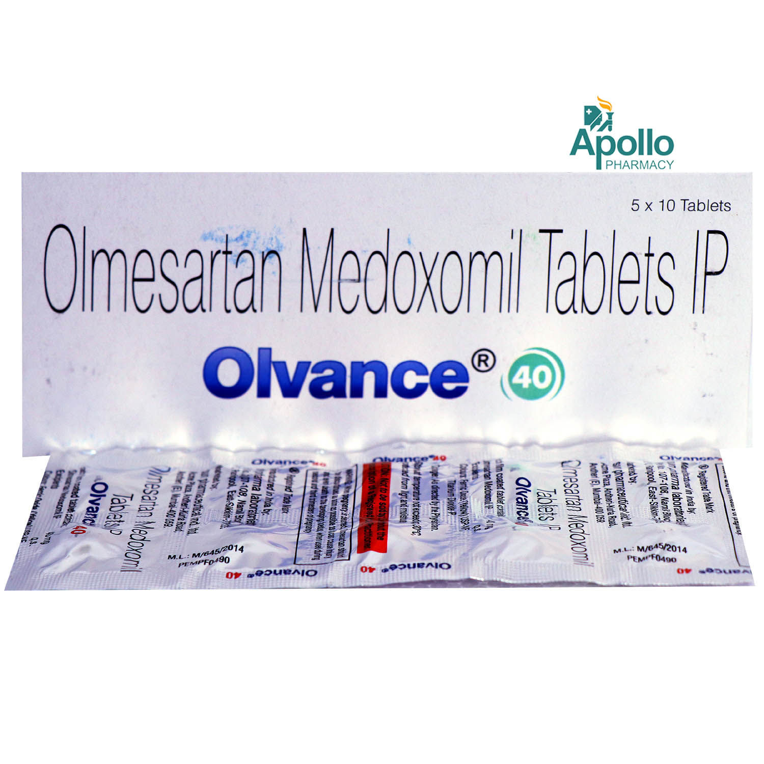 Olvance 40 Tablet 10's Price, Uses, Side Effects, Composition - Apollo ...