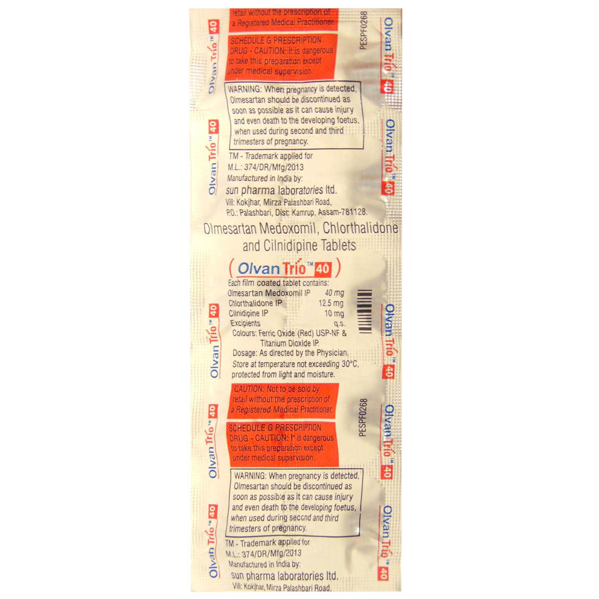 Olvan Trio 40 Tablet 10's Price, Uses, Side Effects, Composition ...