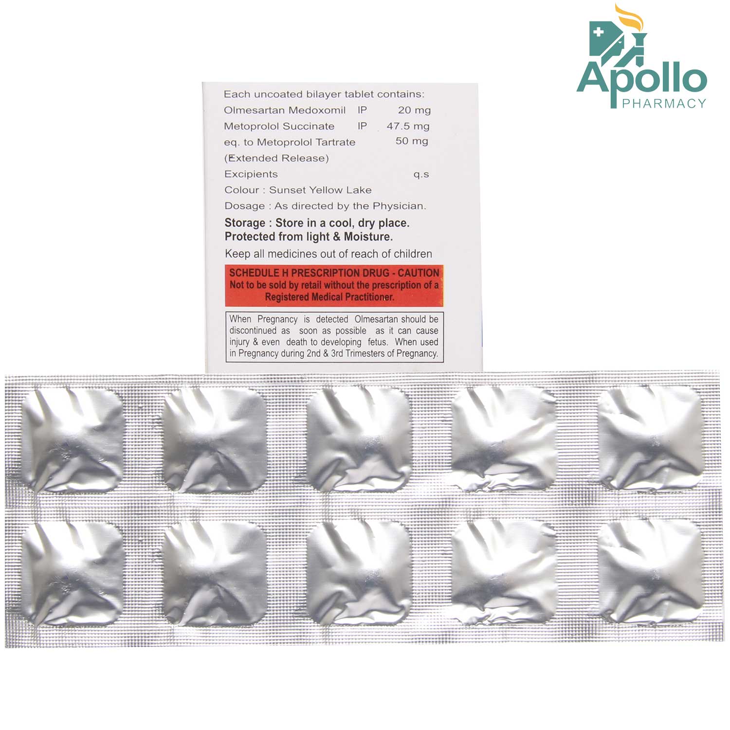 Olzox M 50 Tablet 10's Price, Uses, Side Effects, Composition - Apollo ...