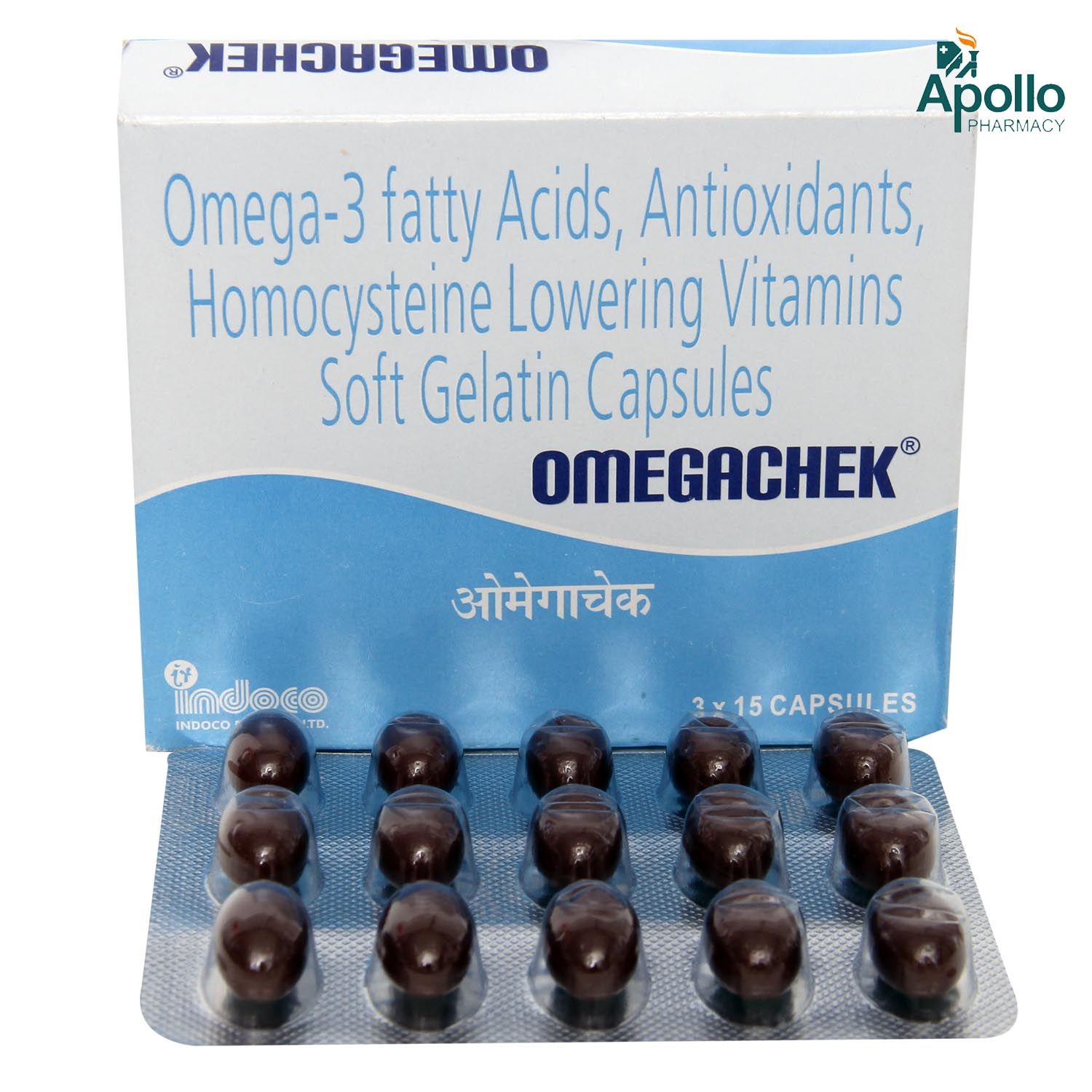 OMEGA CHEK CAPSULE Price, Uses, Side Effects, Composition - Apollo Pharmacy