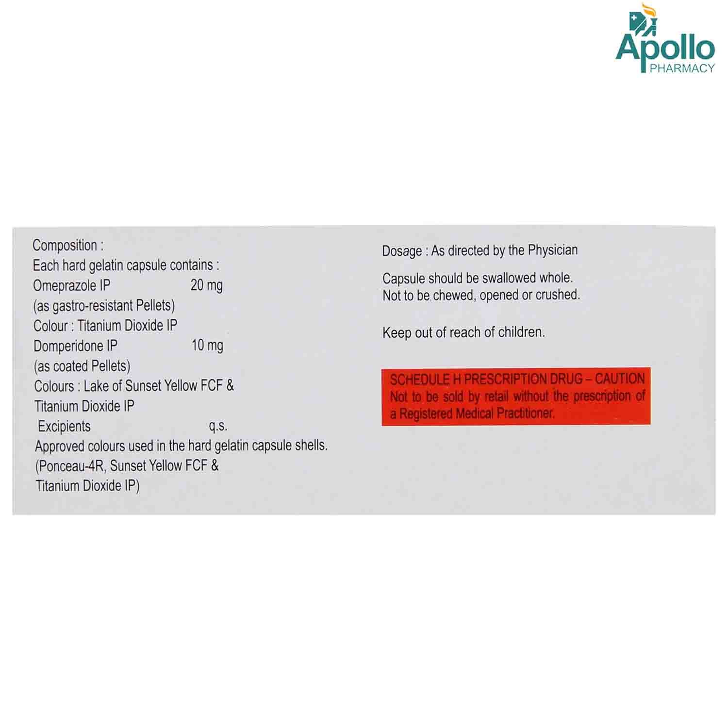 Omidom Capsule 10's Price, Uses, Side Effects, Composition - Apollo ...