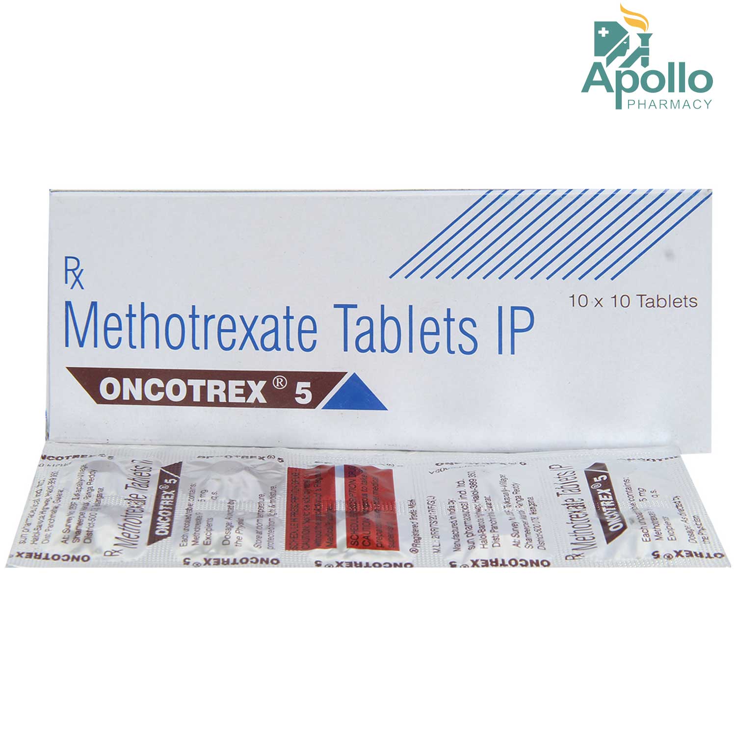 Oncotrex 5 Tablet 10's Price, Uses, Side Effects, Composition - Apollo ...
