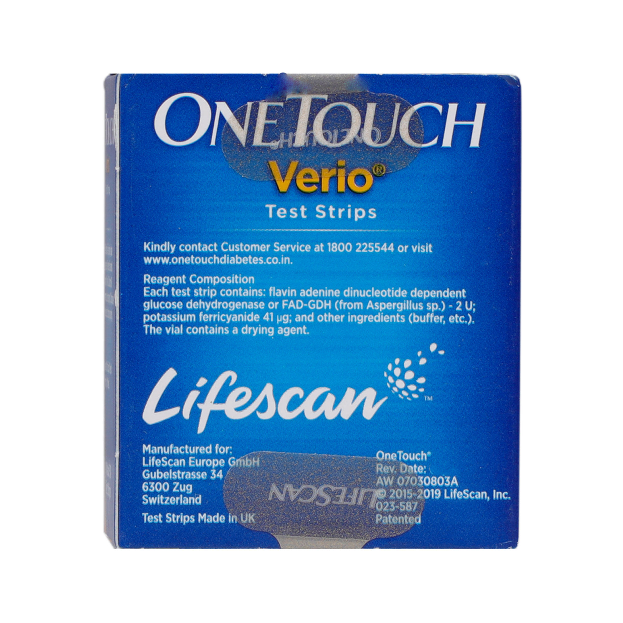OneTouch Verio Test Strips, 50 Count Price, Uses, Side Effects ...