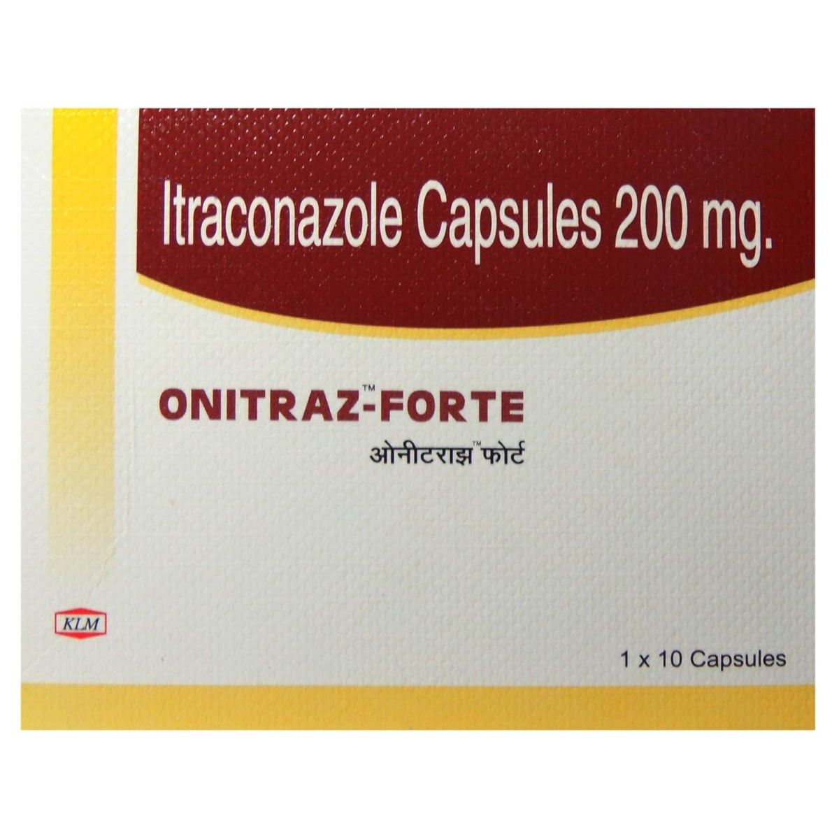 Onitraz-Forte Capsule 10's Price, Uses, Side Effects, Composition ...