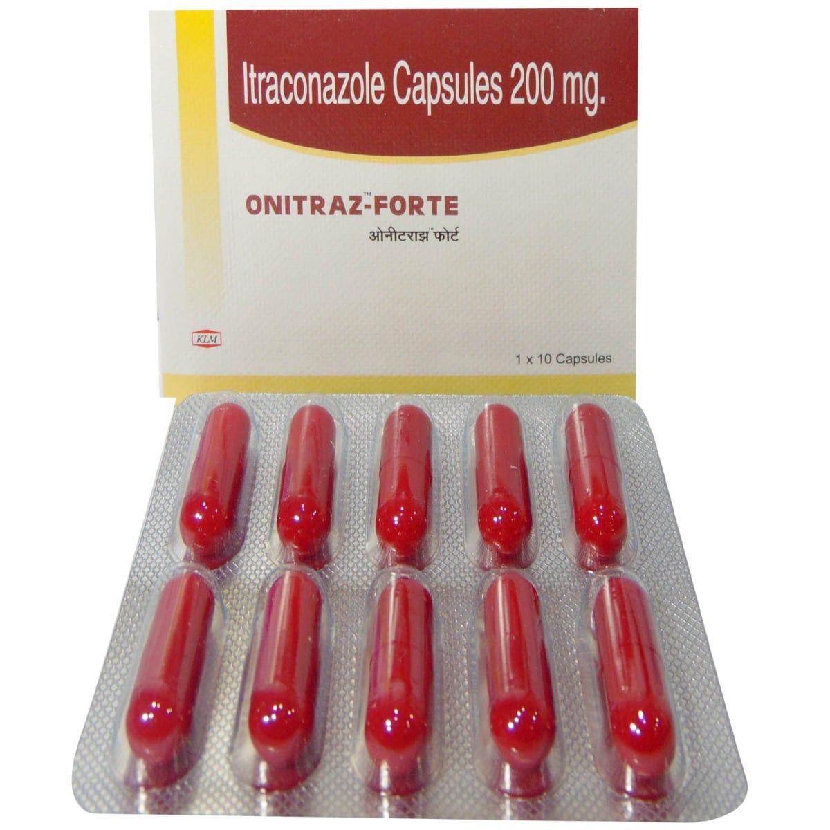 Onitraz-Forte Capsule 10's Price, Uses, Side Effects, Composition ...