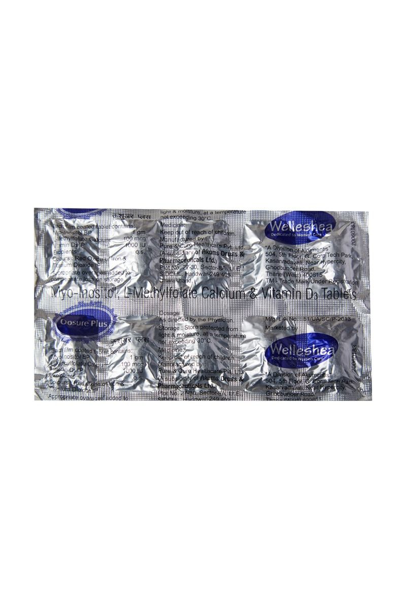 OOSURE PLUS TABLET Price, Uses, Side Effects, Composition - Apollo Pharmacy