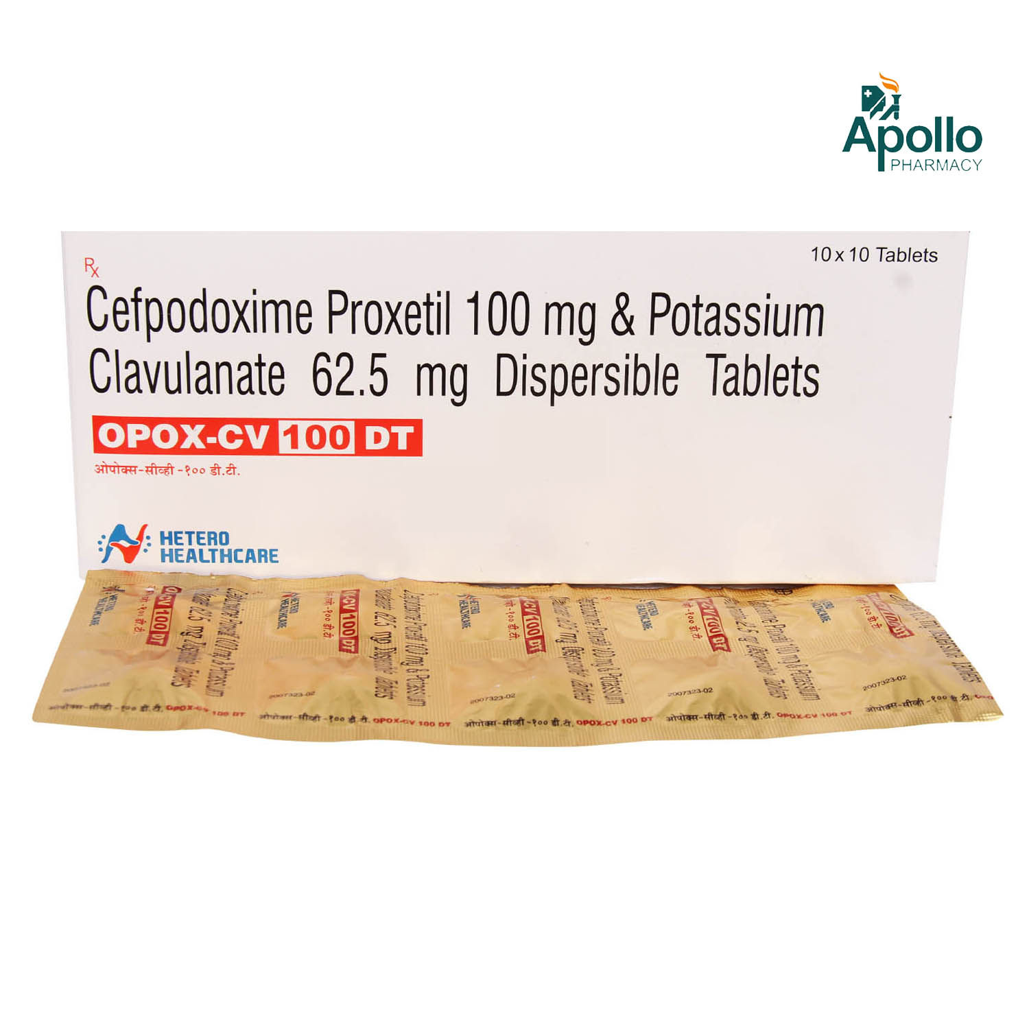 OPOX CV 100MG TABLET Price, Uses, Side Effects, Composition - Apollo ...