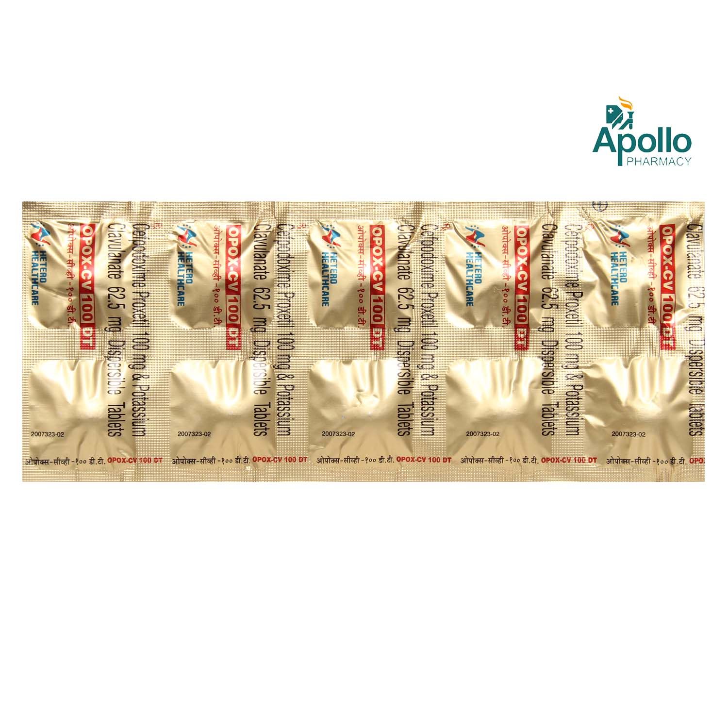 OPOX CV 100MG TABLET Price, Uses, Side Effects, Composition - Apollo ...