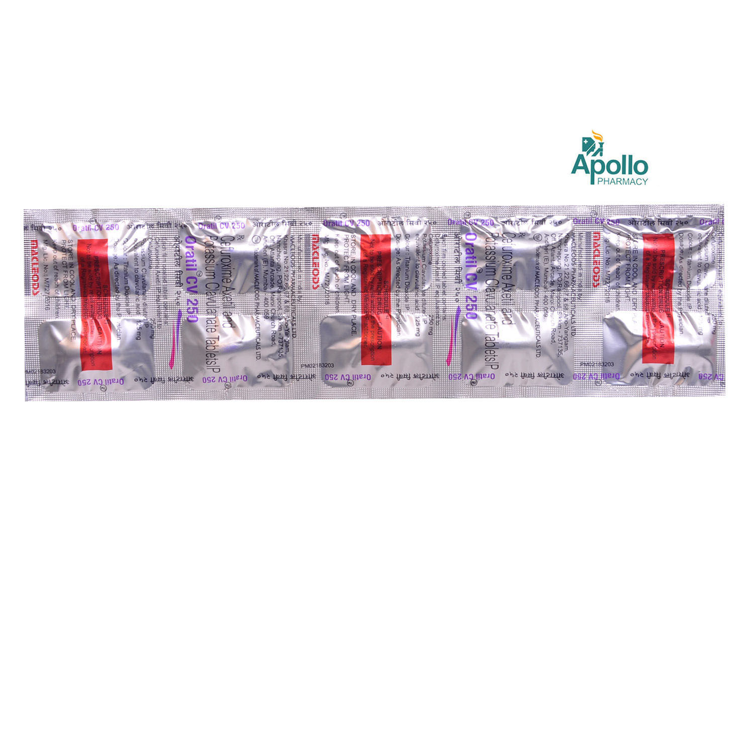 ORATIL CV 250MG TABLET Price, Uses, Side Effects, Composition - Apollo ...