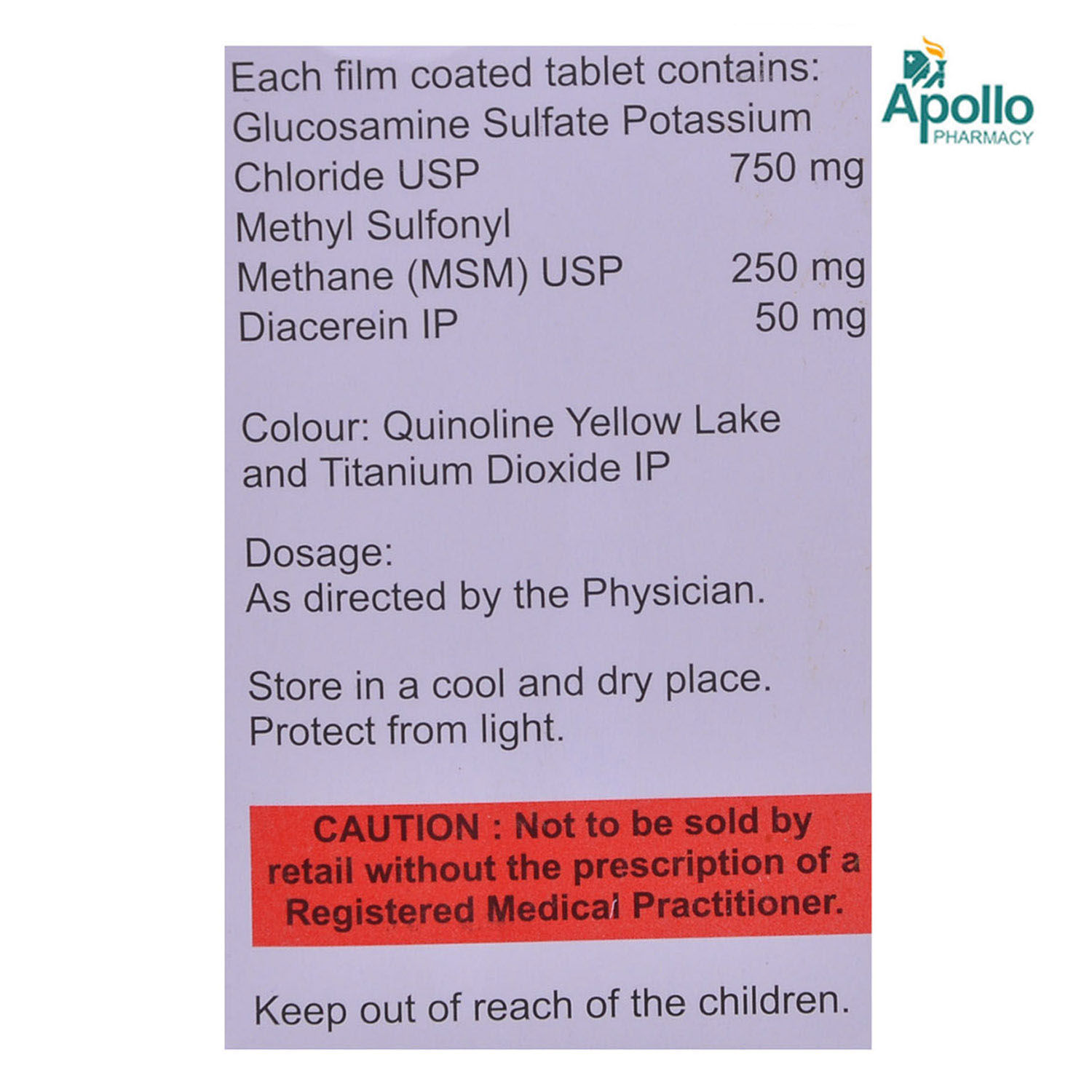 Orcerin GM Tablet 15's Price, Uses, Side Effects, Composition - Apollo ...