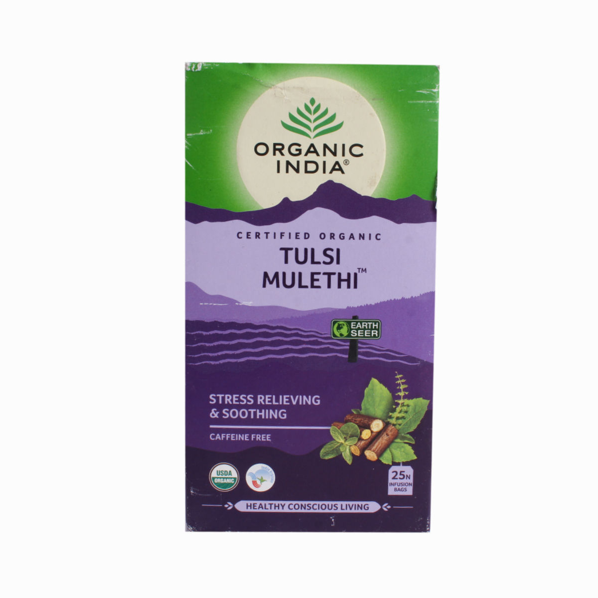 Organic India Tulsi Mulethi Tea Bags, 18 Count Price, Uses, Side ...