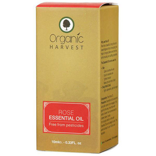 Organic Harvest Rose Essential Oil, 10 ml Price, Uses, Side Effects ...