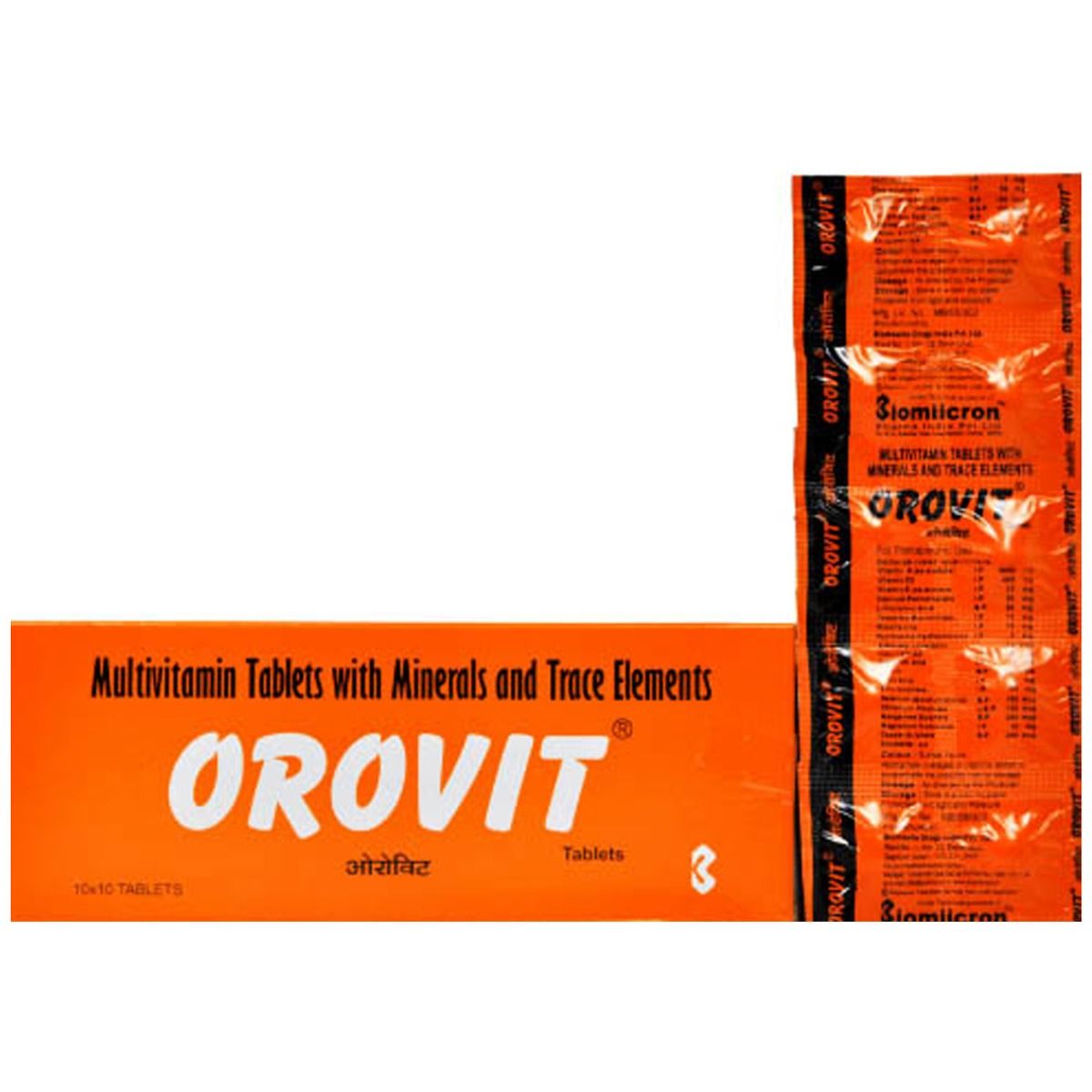 Orovit Tablet 10s Price, Uses, Side Effects, Composition - Apollo Pharmacy