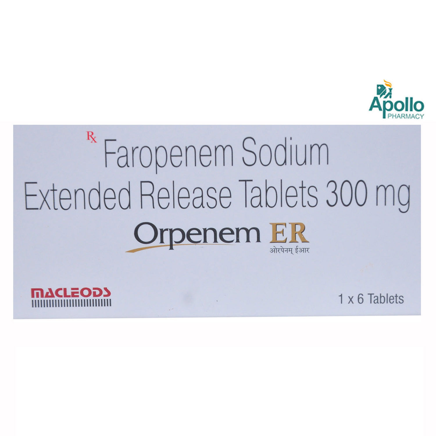 Orpenem ER Tablet 6's Price, Uses, Side Effects, Composition - Apollo ...