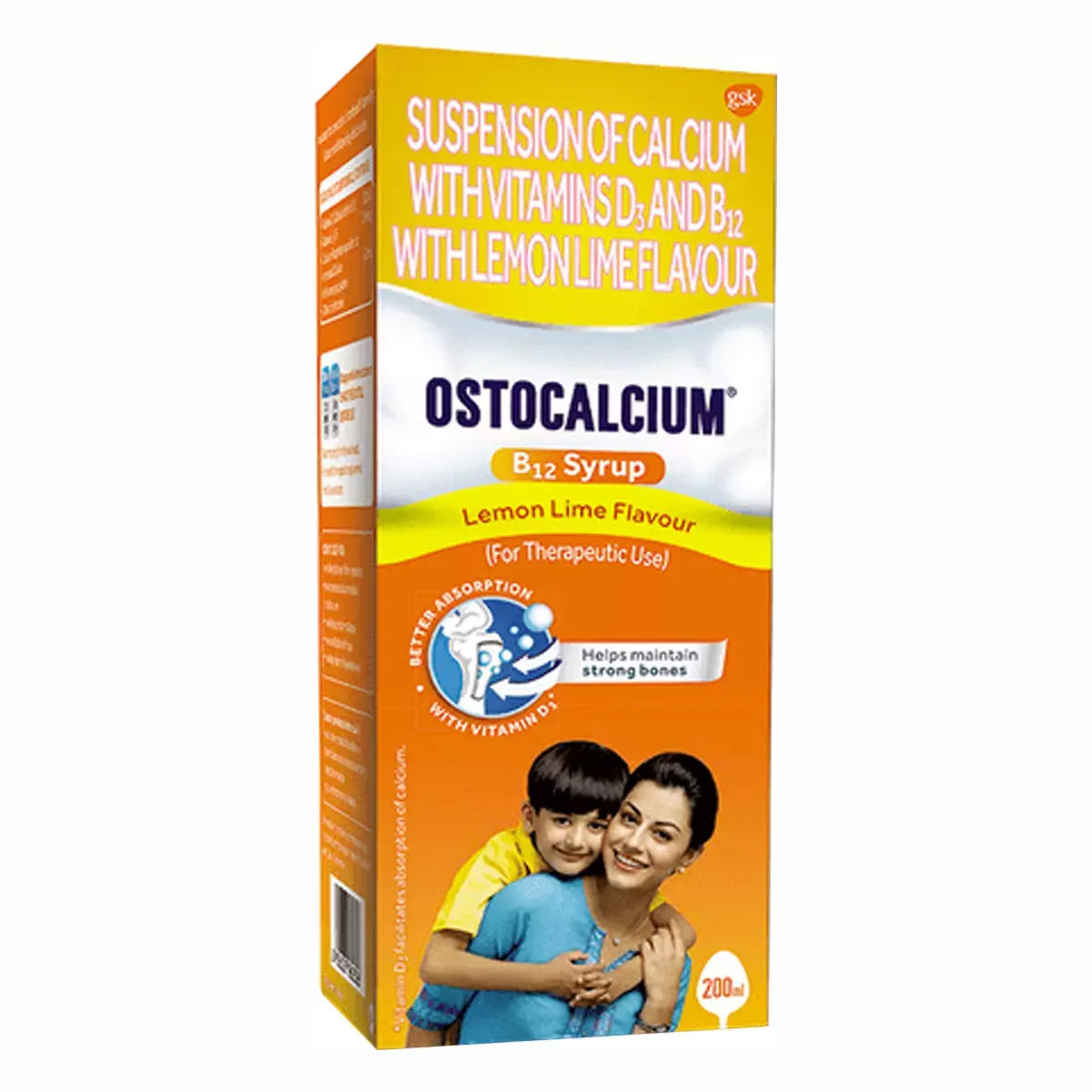 Ostocalcium Lemon Lime Flavour Syrup, 200 ml Price, Uses, Side Effects ...