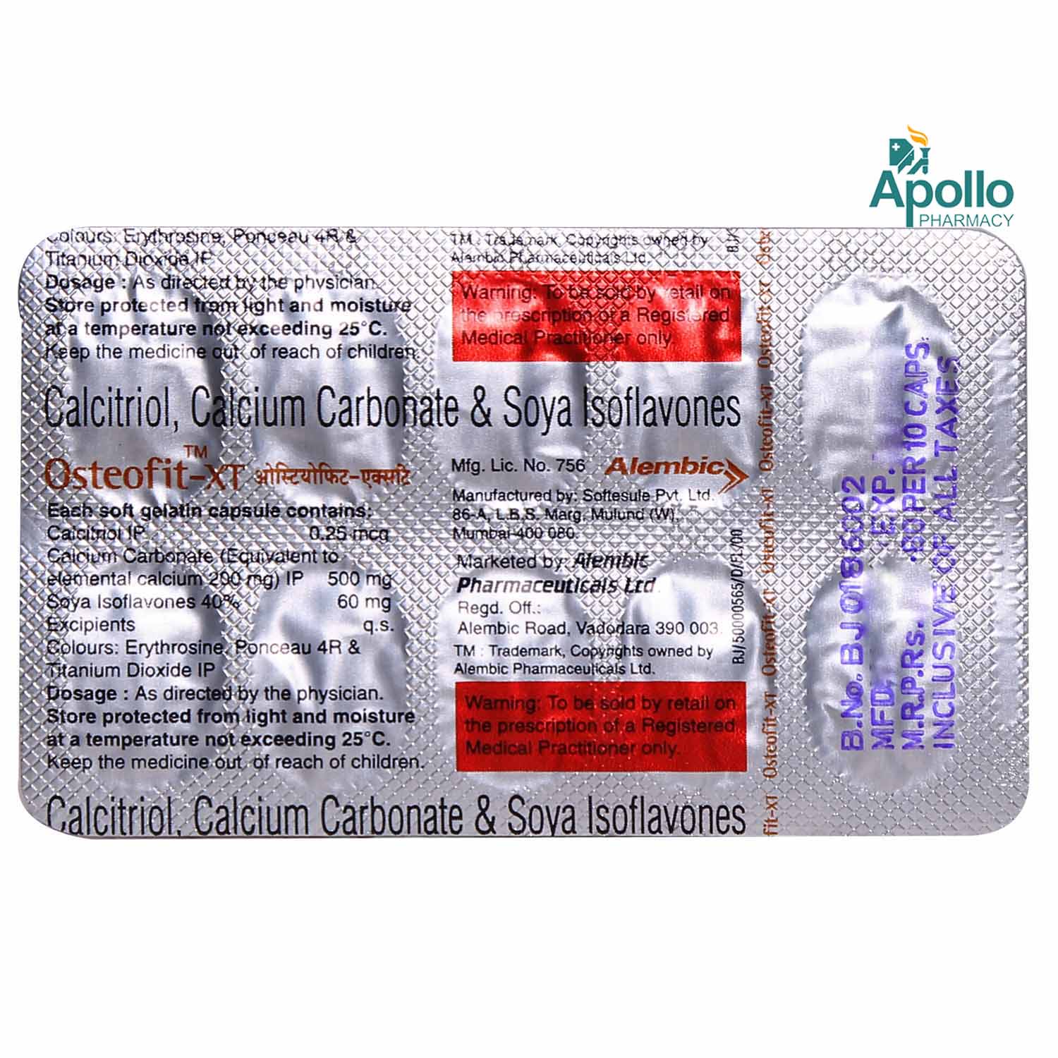 Osteofit-XT Capsule 10's Price, Uses, Side Effects, Composition - Apollo Pharmacy
