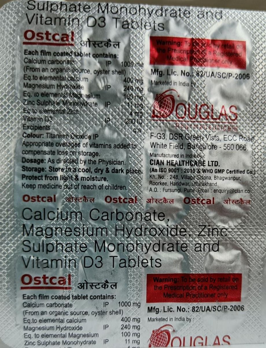 Ostcal Tablet 10's Price, Uses, Side Effects, Composition - Apollo Pharmacy
