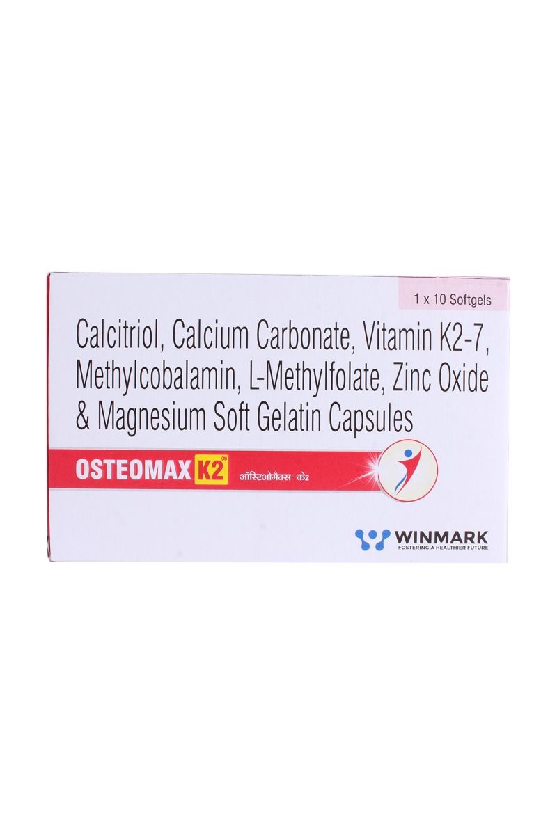 Osteomax-K2 Capsule 10's Price, Uses, Side Effects, Composition ...
