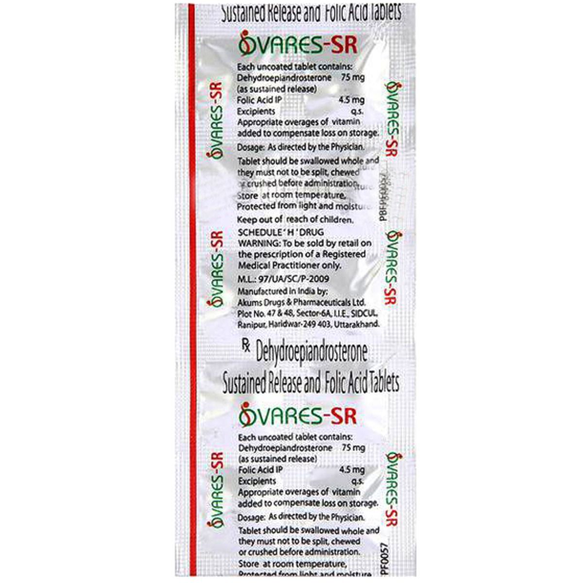 Ovares-SR Tablet 10's Price, Uses, Side Effects, Composition - Apollo ...