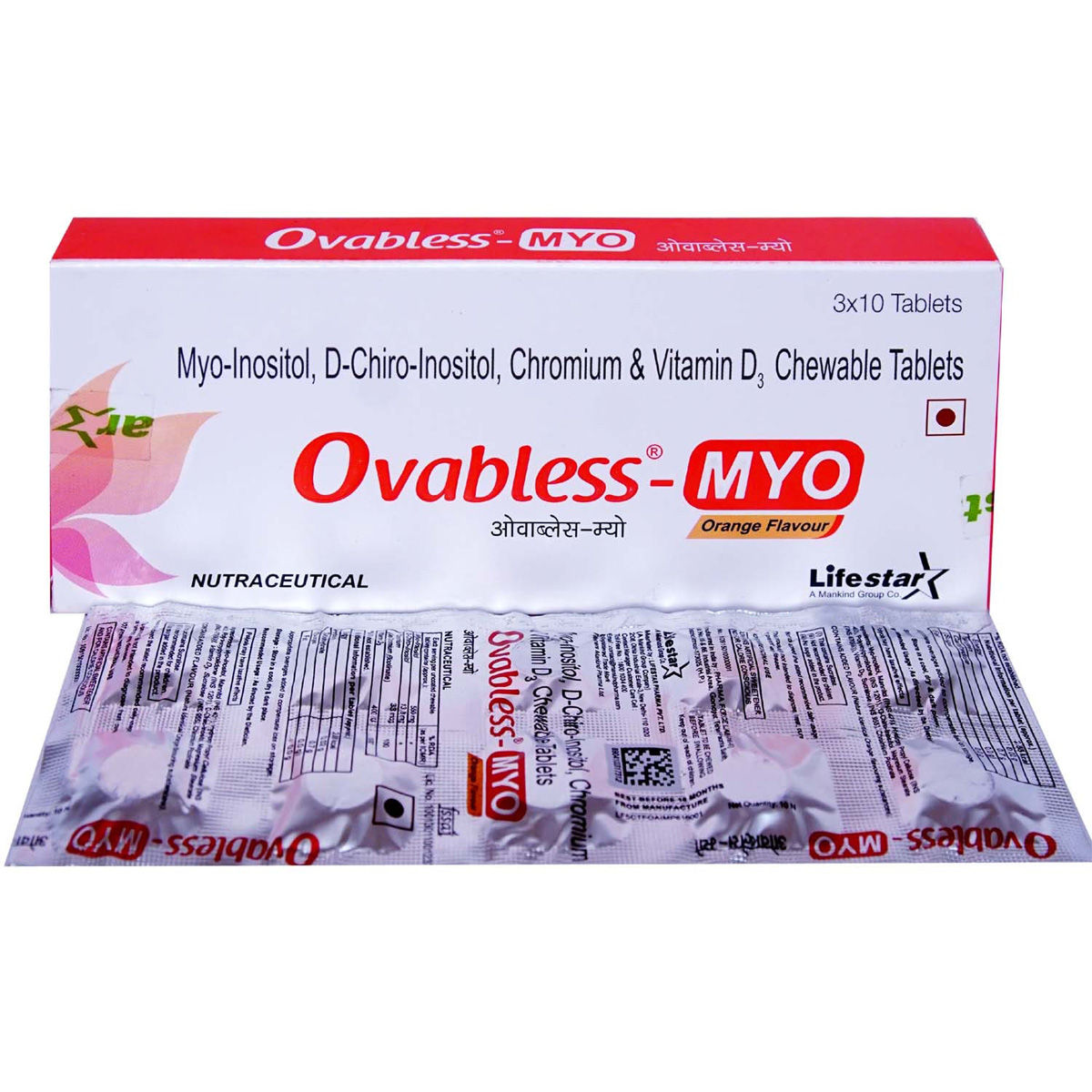Ovabless-MYO Orange Chewable Tablet 10's Price, Uses, Side Effects ...