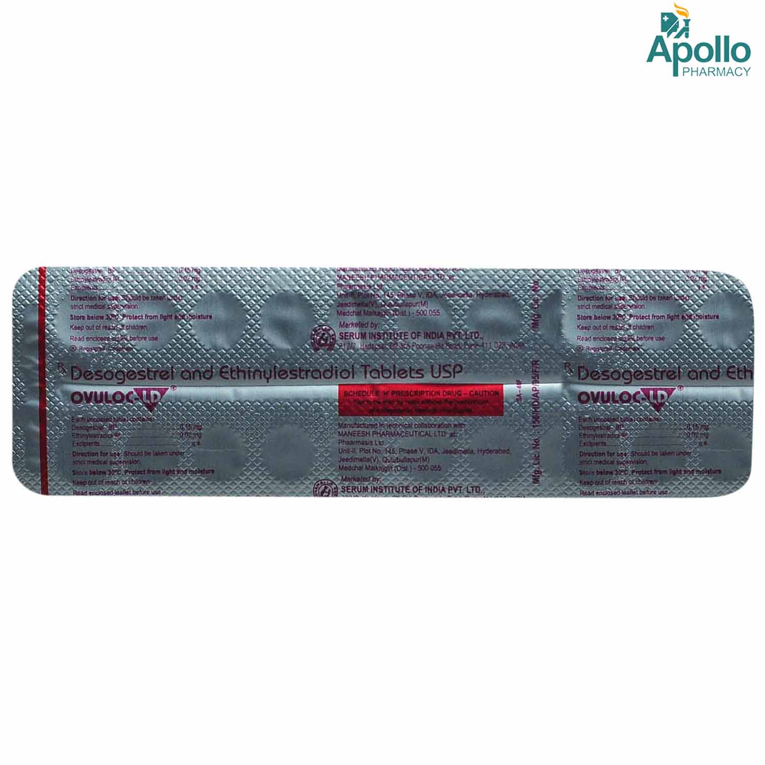 Ovuloc-LD Tablet 21's Price, Uses, Side Effects, Composition - Apollo ...
