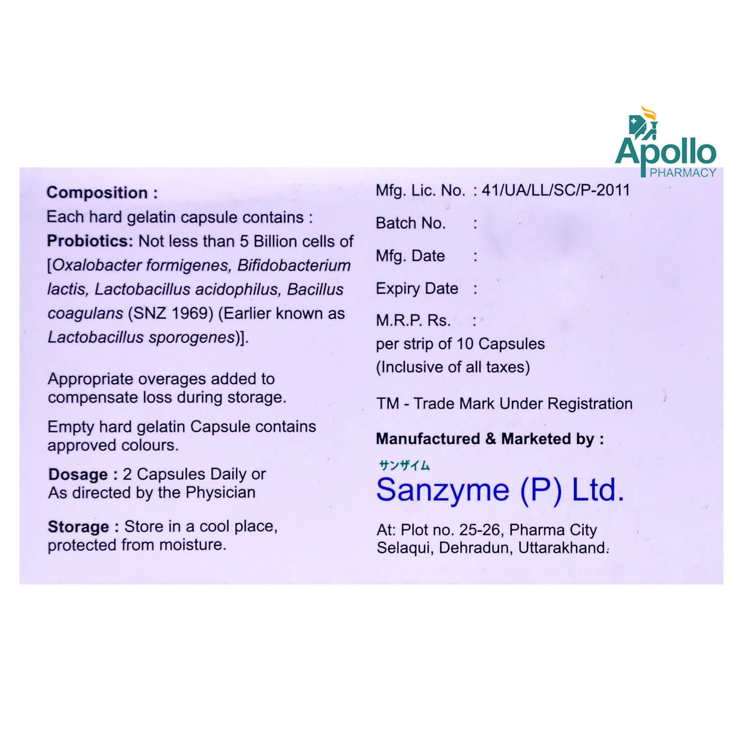 Oxalo Forte Capsule 10's Price, Uses, Side Effects, Composition ...