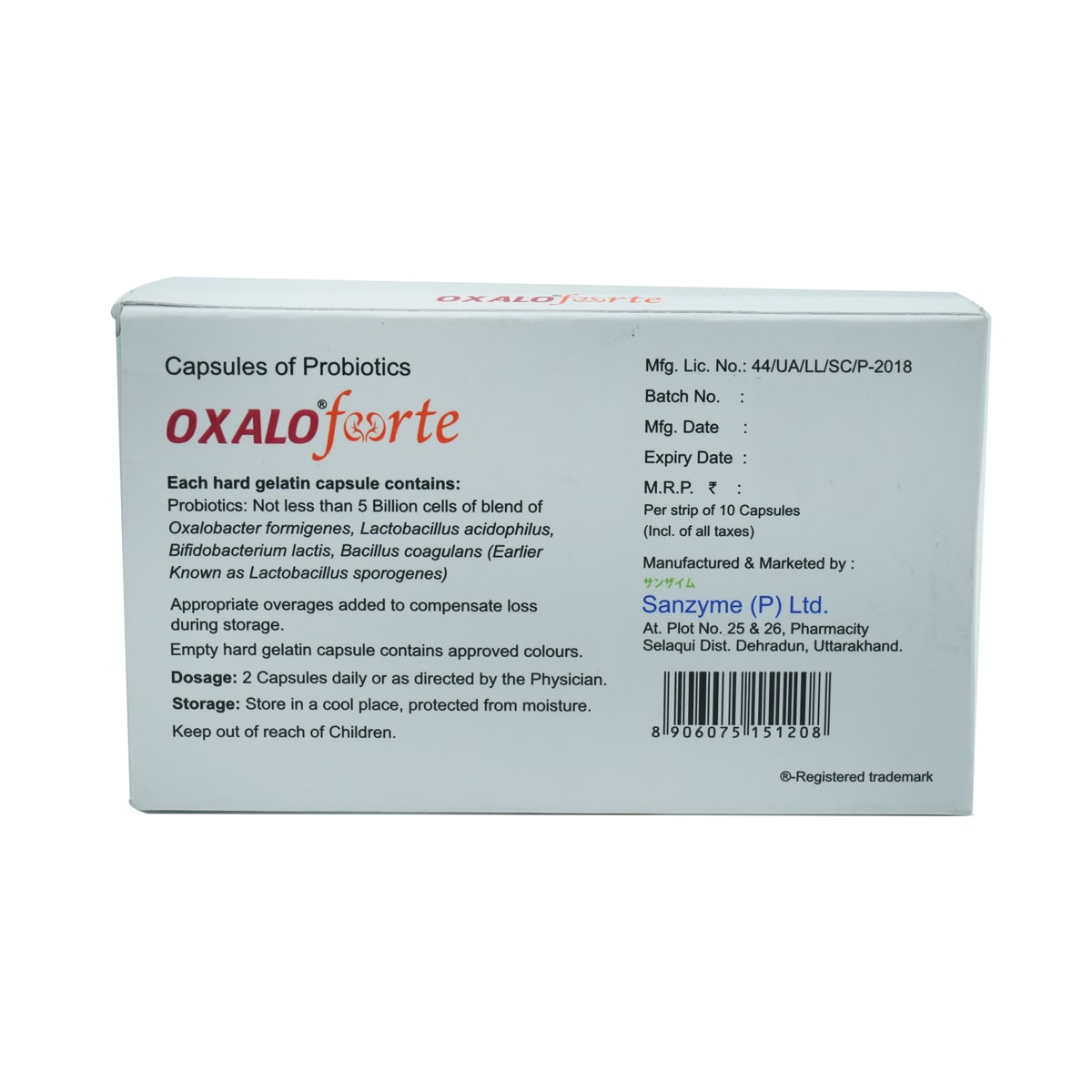 Oxalo Forte Capsule 10's Price, Uses, Side Effects, Composition ...