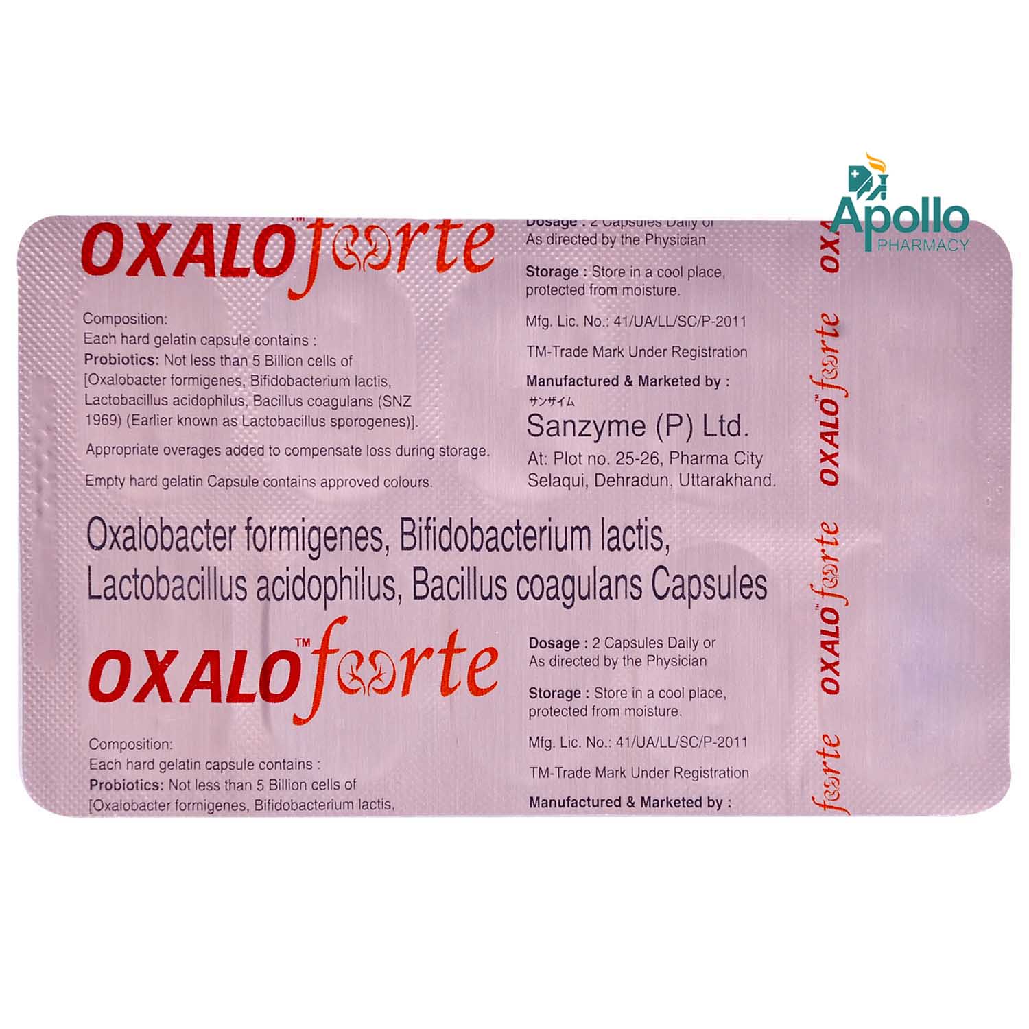 Oxalo Forte Capsule 10's Price, Uses, Side Effects, Composition ...