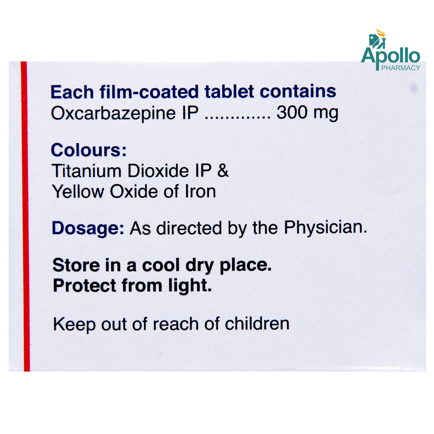 OXCARB 300MG FC TABLET Price, Uses, Side Effects, Composition - Apollo ...