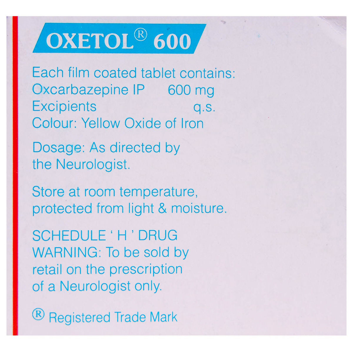 Oxetol 600 Tablet 10's Price, Uses, Side Effects, Composition - Apollo ...