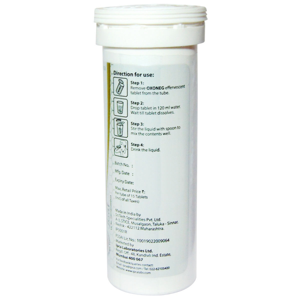 Oxoneg Orange Flavour Effervescent Tablet 15's Price, Uses, Side ...