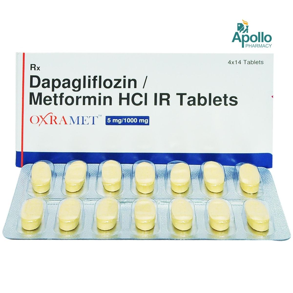 Oxramet 5 mg/1000 mg Tablet 14's Price, Uses, Side Effects, Composition ...