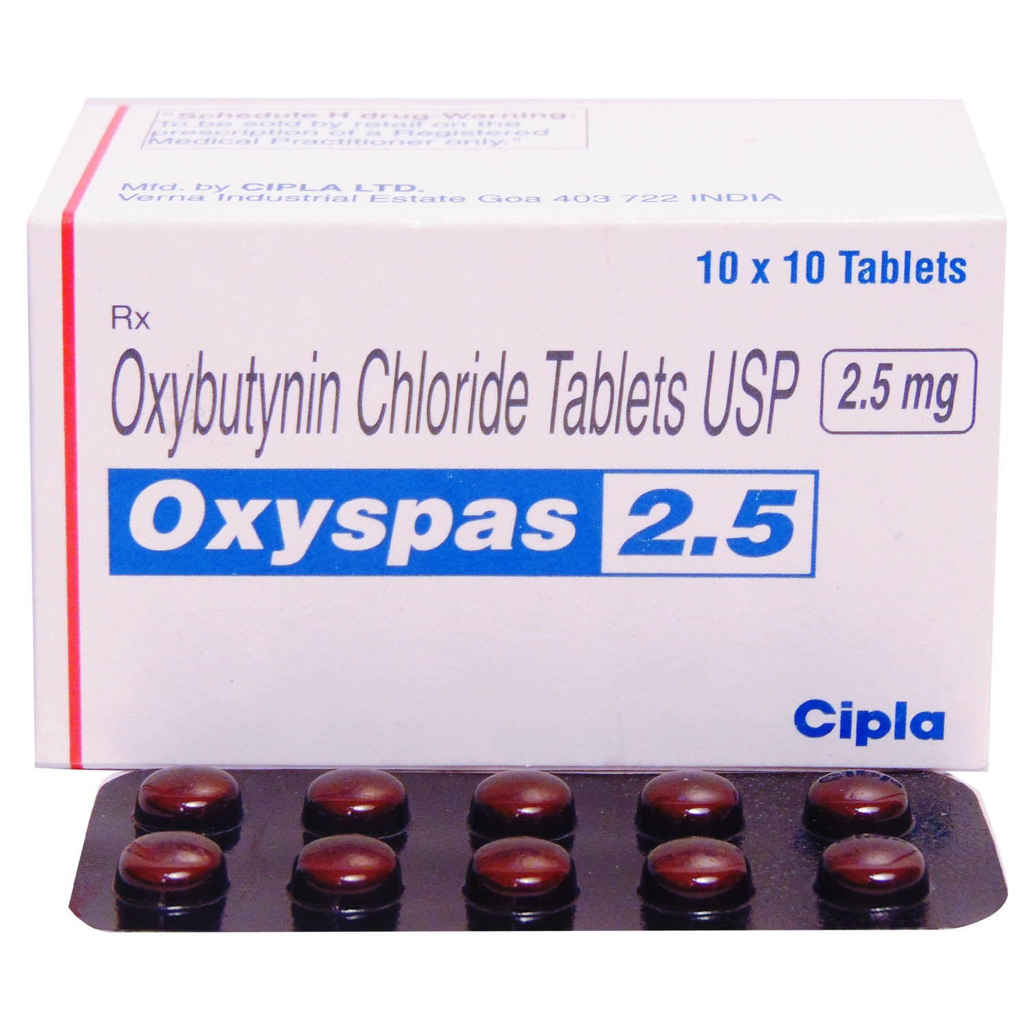 Oxyspas 2.5 Tablet 10's Price, Uses, Side Effects, Composition - Apollo ...
