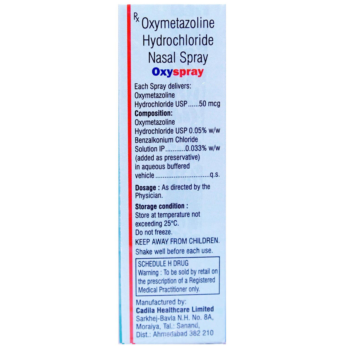 Oxyspray Nasal Spray 10 gm Price, Uses, Side Effects, Composition ...