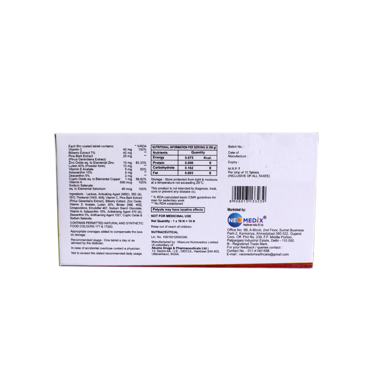 Oxysite Plus Tablet 10's Price, Uses, Side Effects, Composition ...