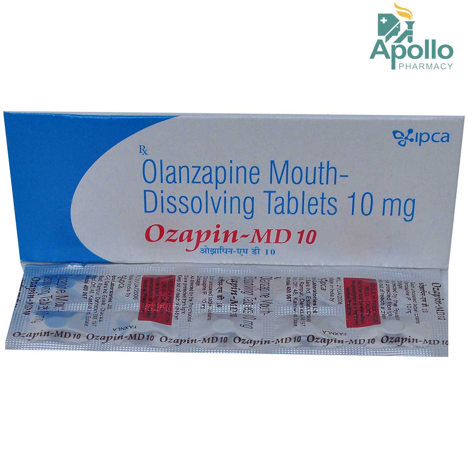 OZAPIN MD 10MG TABLET Price, Uses, Side Effects, Composition - Apollo ...
